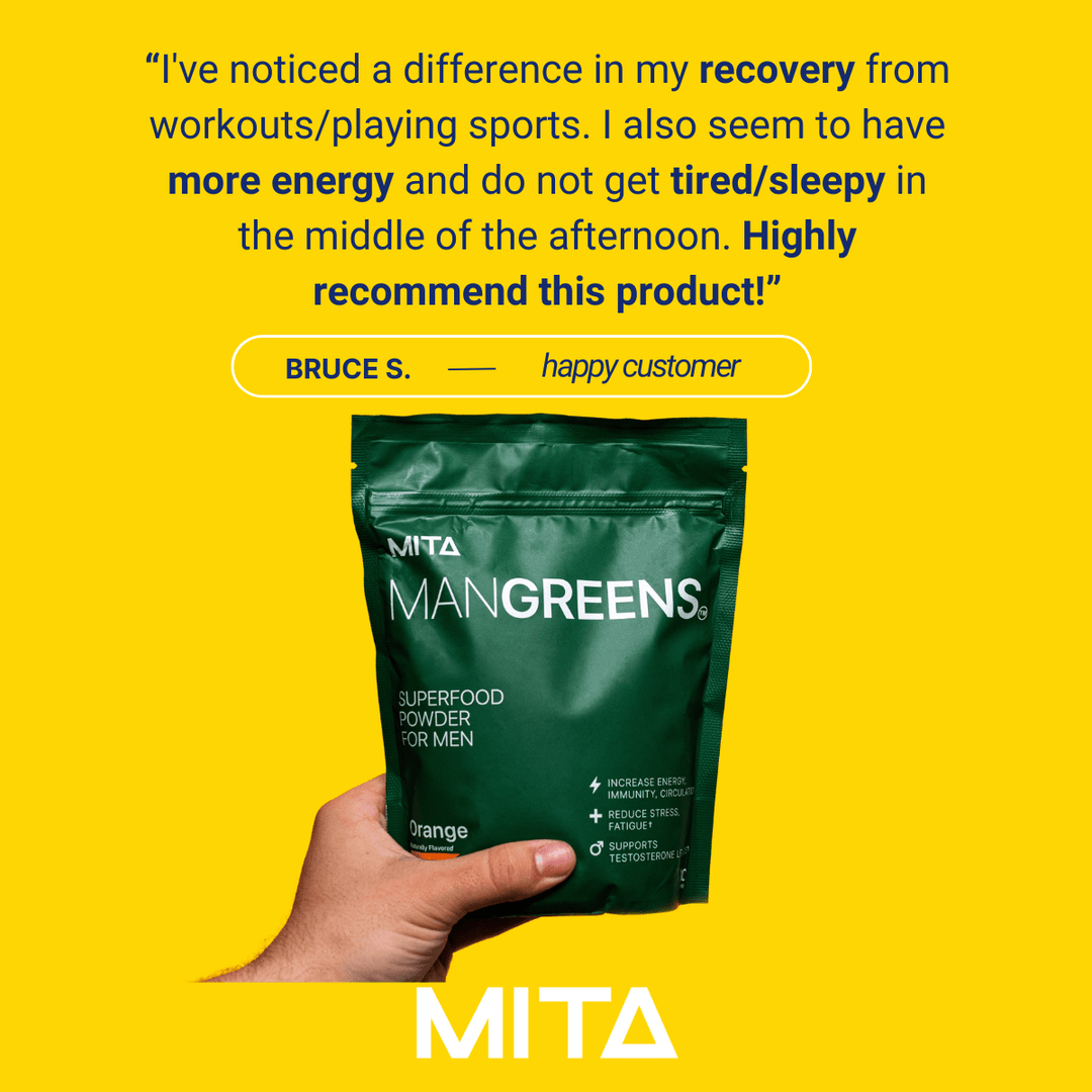Man Greens Official Site | the Only Superfood Supplement for Men – MITA Nutra
