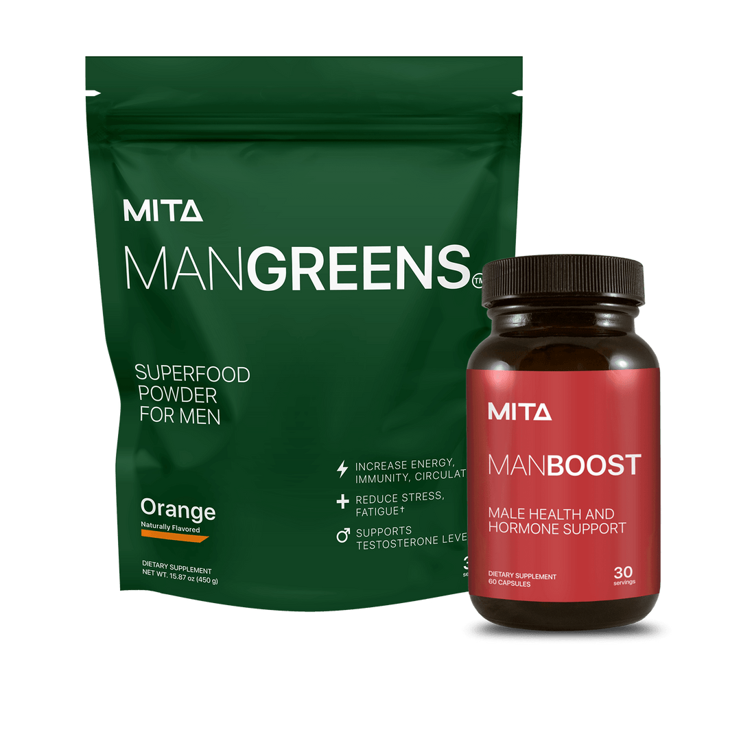 Anabolic Stack | Man Greens & Man Boost – MITA Nutra