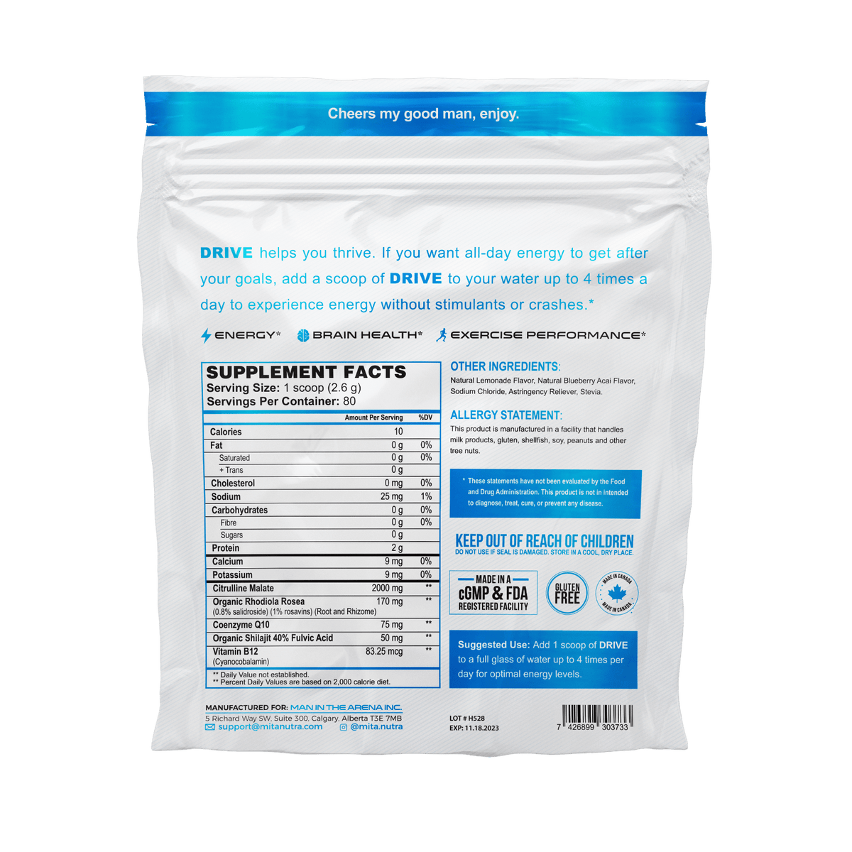 Anabolic Energy Stack – MITA Nutra